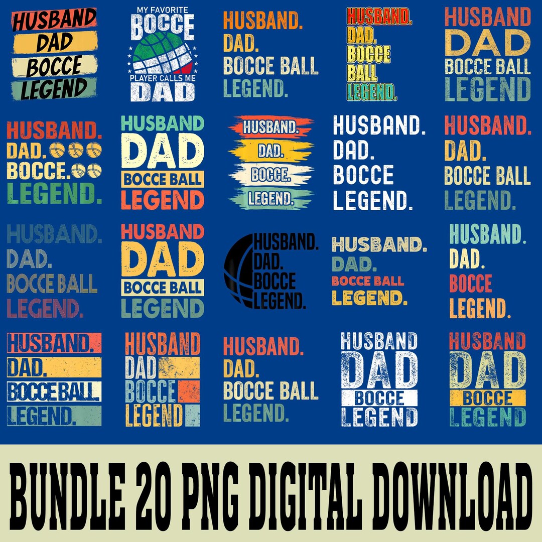 Bocce Ball Png, Husband Dad Bocce Dad Png, Father's Day Png, Pngmen ...