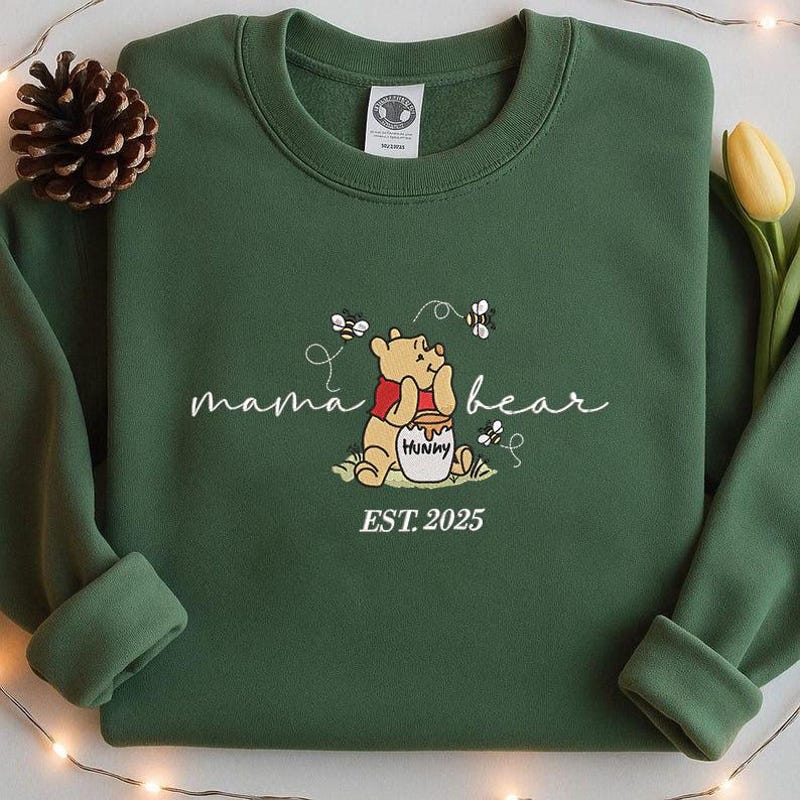 Pooh Fall Embroidered Shirt - Etsy