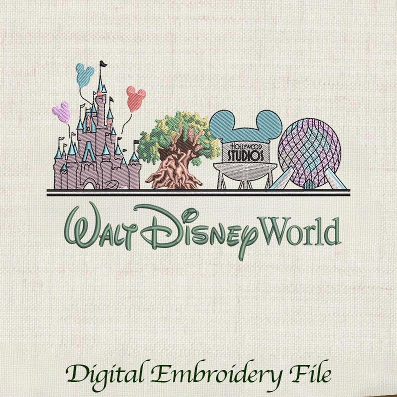 Walt Disney World Embroidered Design– Magic Kingdom Tree of Life EPCOT ...