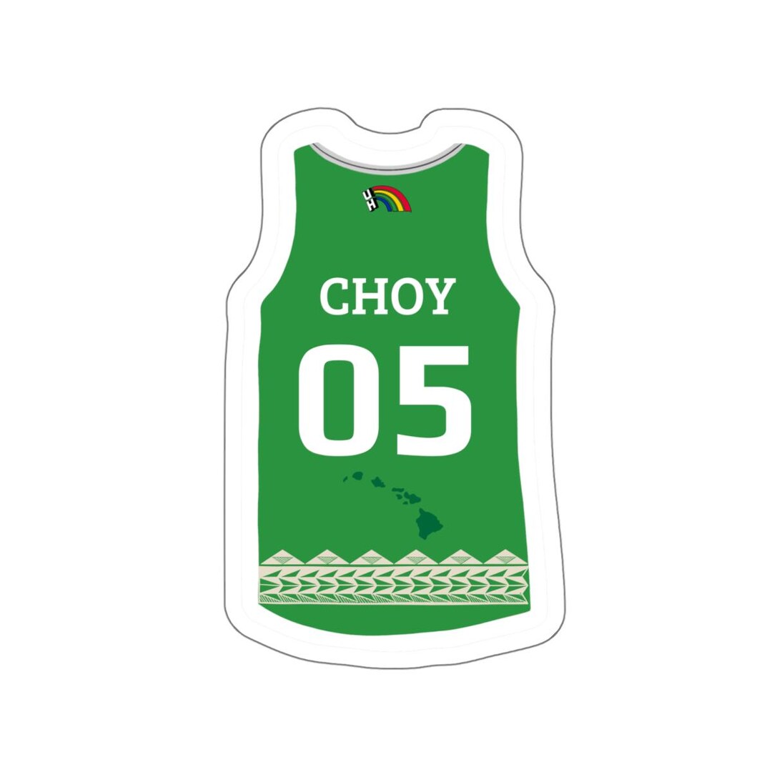University of Hawaii Men's Volleyball Sticker - Kelly Green Jersey ...