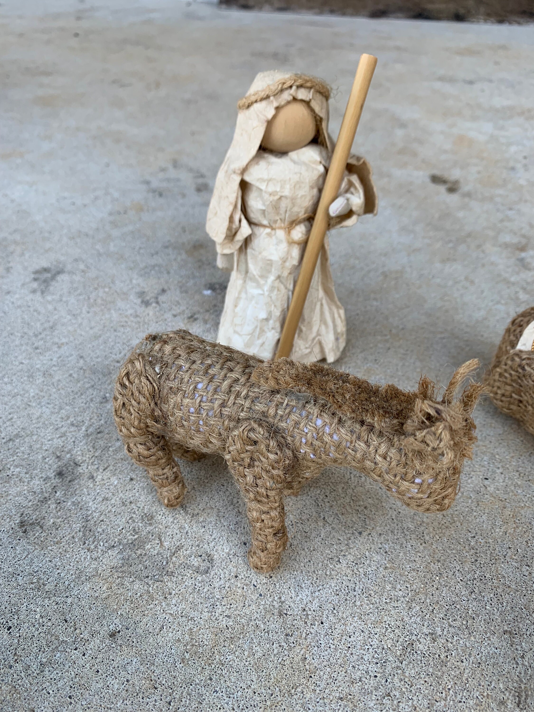 Rare HTF Rustic Nativity 11 Piece Set Burlap Tissue Paper - Etsy