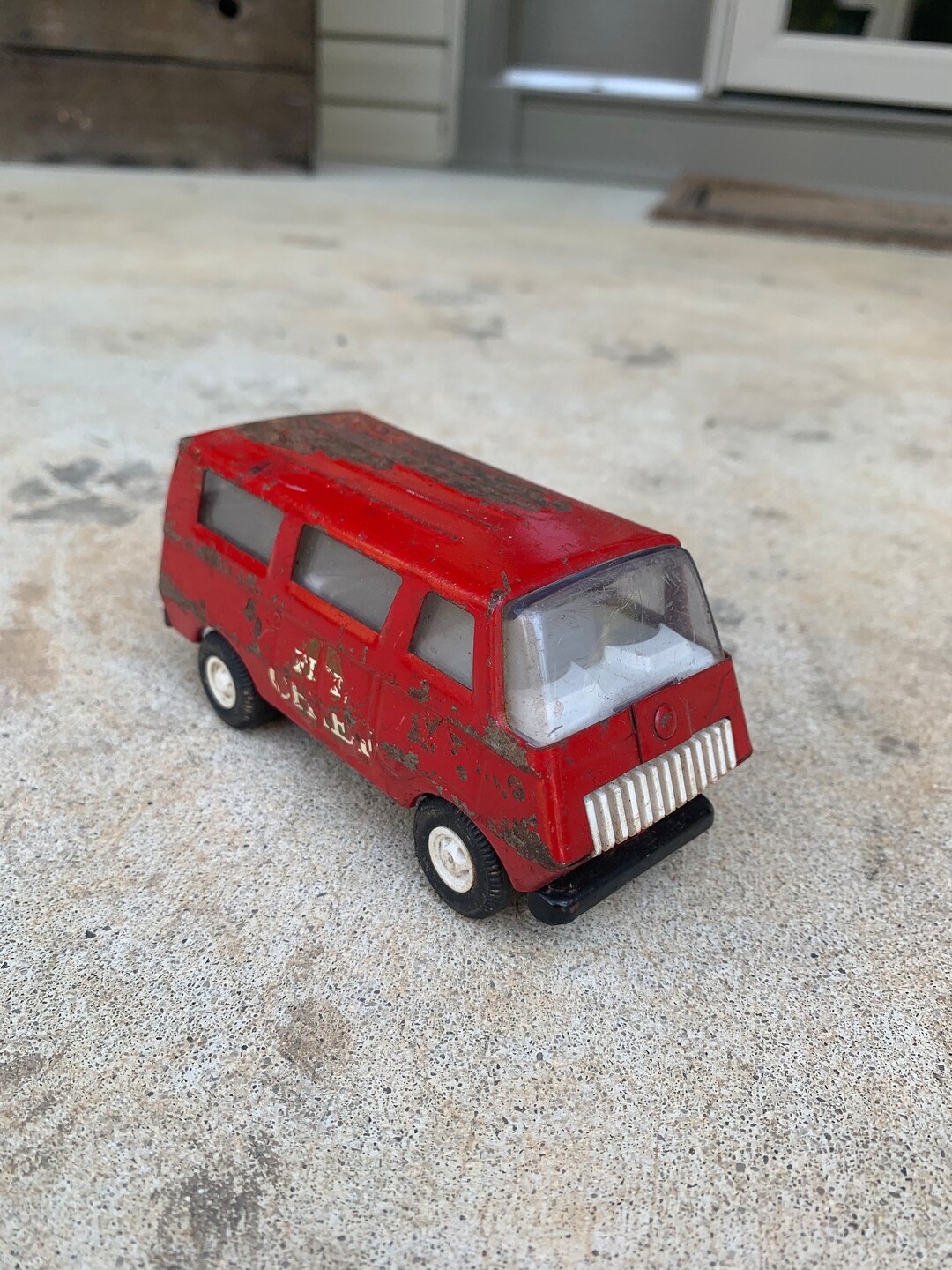 Vintage Tonka Fire Chief Van Vehicle Metal Chippy Rusty Paint - Etsy