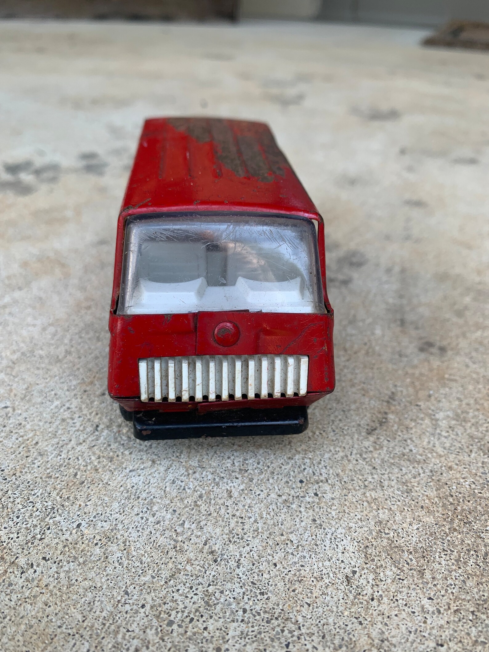 Vintage Tonka Fire Chief Van Vehicle Metal Chippy Rusty Paint - Etsy