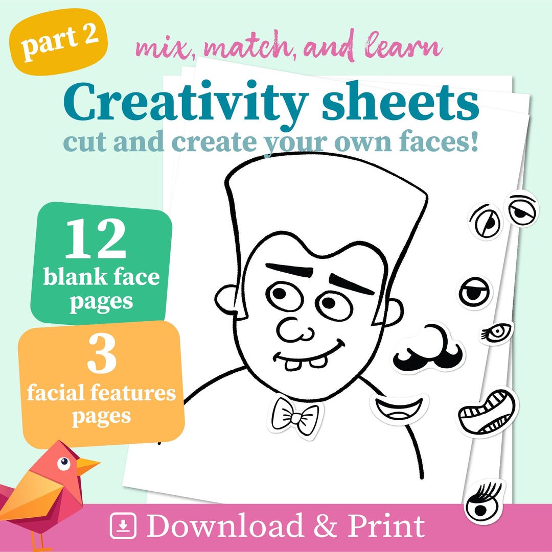 Toddlers Face Activity Sheet · Blank Face Printable for Preschool ...
