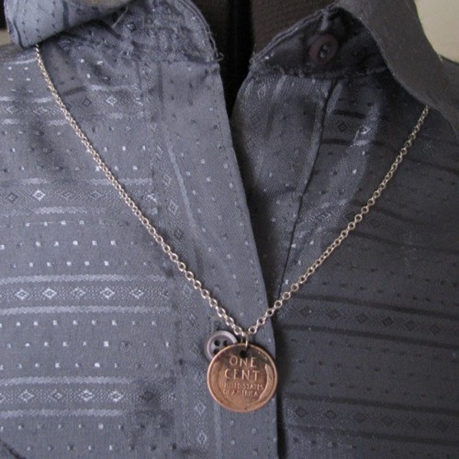 Lucky Penny Necklace Lucky Wheat Penny Jewelry - Etsy