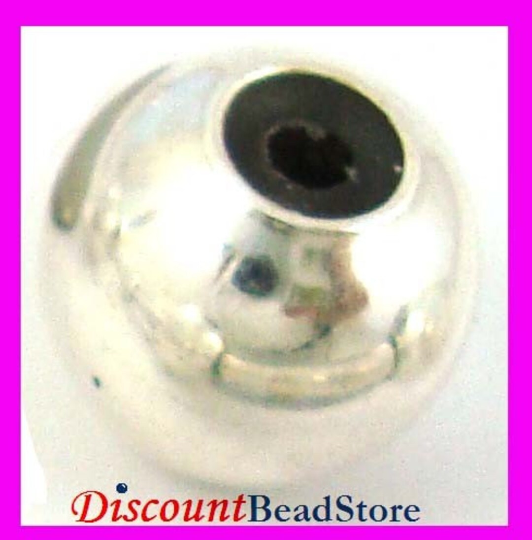 5mm, 7mm, 8mm, 10mm Sterling Silver Bead Blocker Stopper for Bracelet ...