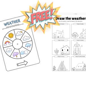 Circle Time Chart Flashcards Weather Flashcards Weather Conditions ...
