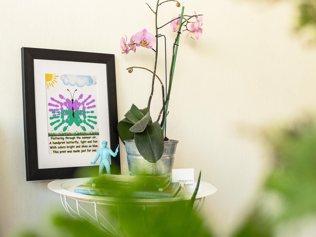 Butterfly Handprint Poem Craft – Printable Keepsake, Butterfly Crafts ...