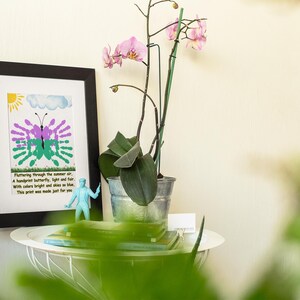 Butterfly Handprint Poem Craft – Printable Keepsake, Butterfly Crafts ...