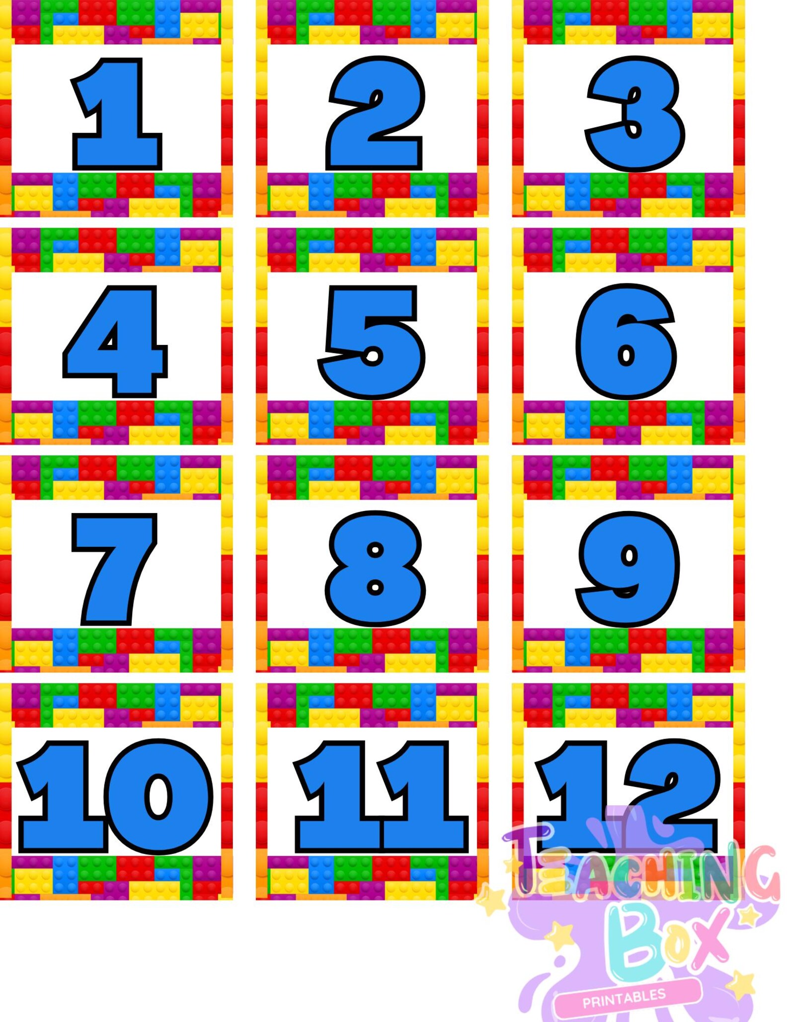 Printable Block Calendar Set – Classroom Organization (digital Download ...