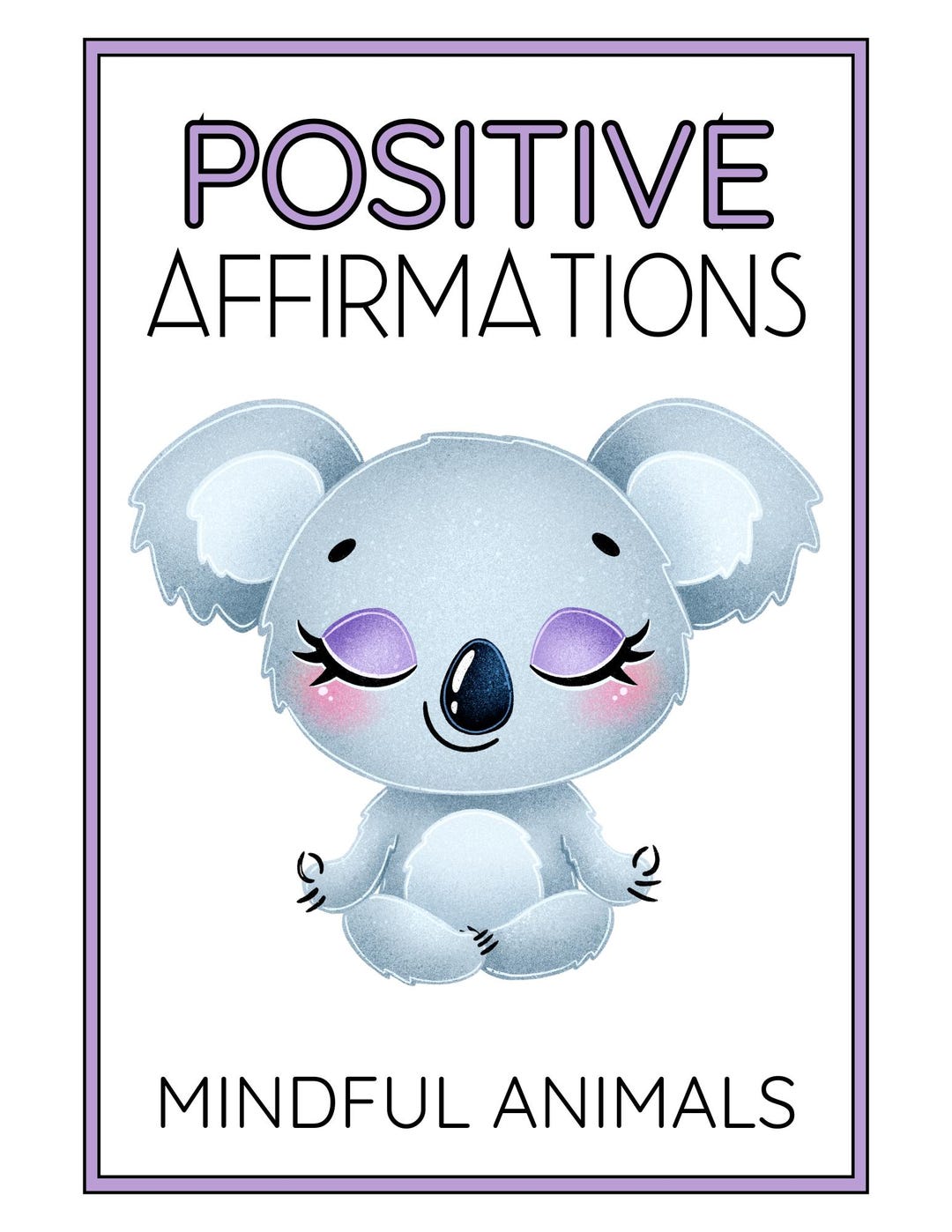 I Am Affirmation Coloring Pages With Calming Animals – 13 Printable ...