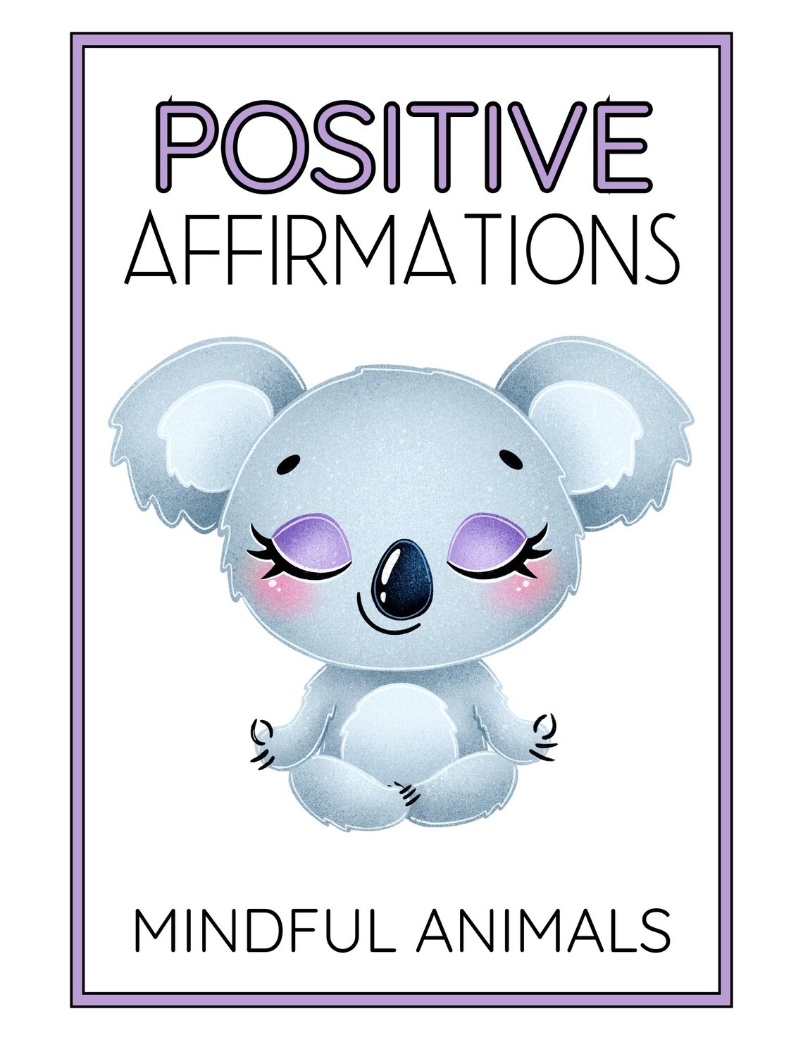 I Am Affirmation Coloring Pages With Calming Animals – 13 Printable ...