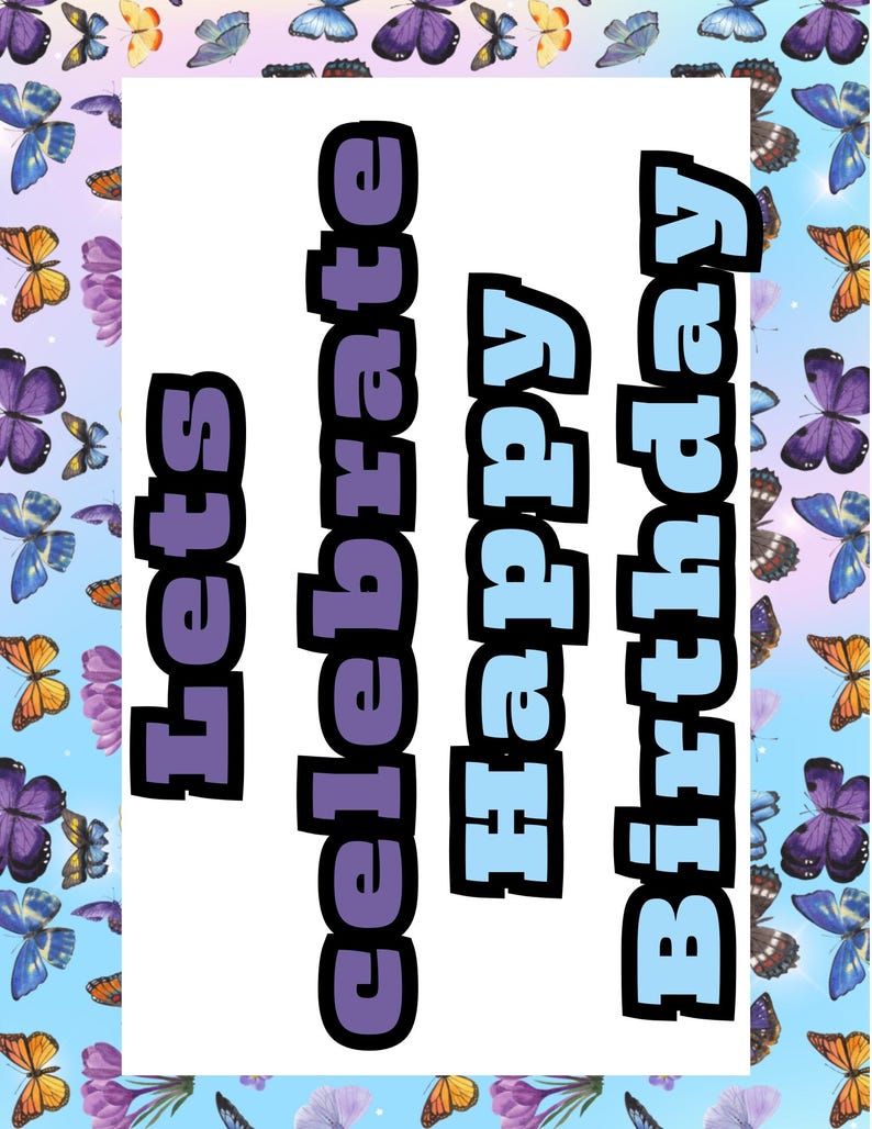 Butterfly Calendar Set – Printable Preschool Classroom Decor (digital ...