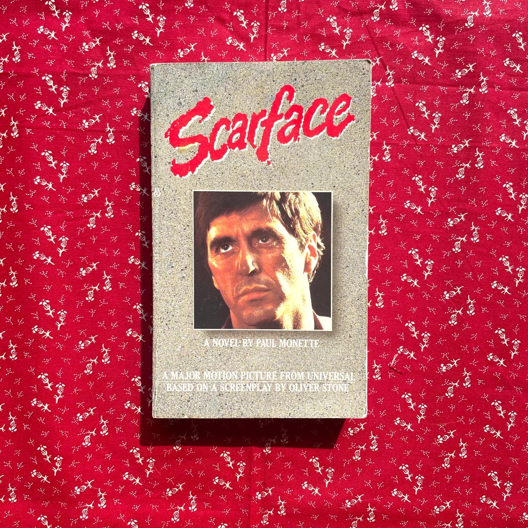 Scarface - Paul Monette Movie Tie-in Paperback Book. - Etsy