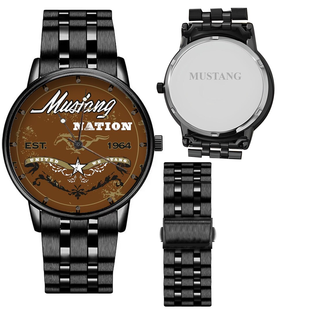 Mustang Nation Est 1964 Watch - Etsy