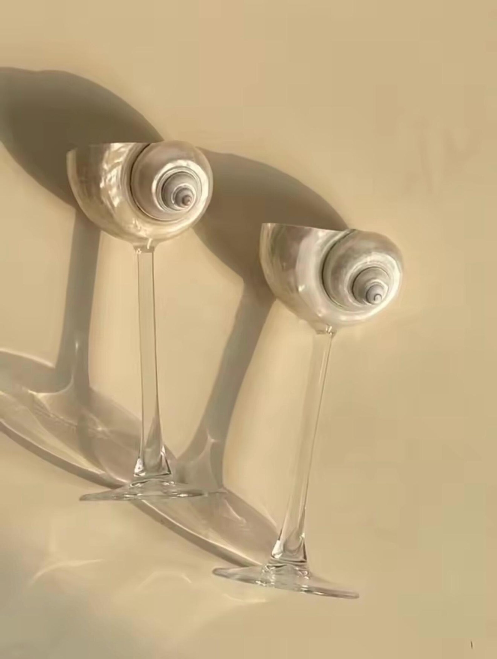 Stunning Shell Wine Glass - Etsy