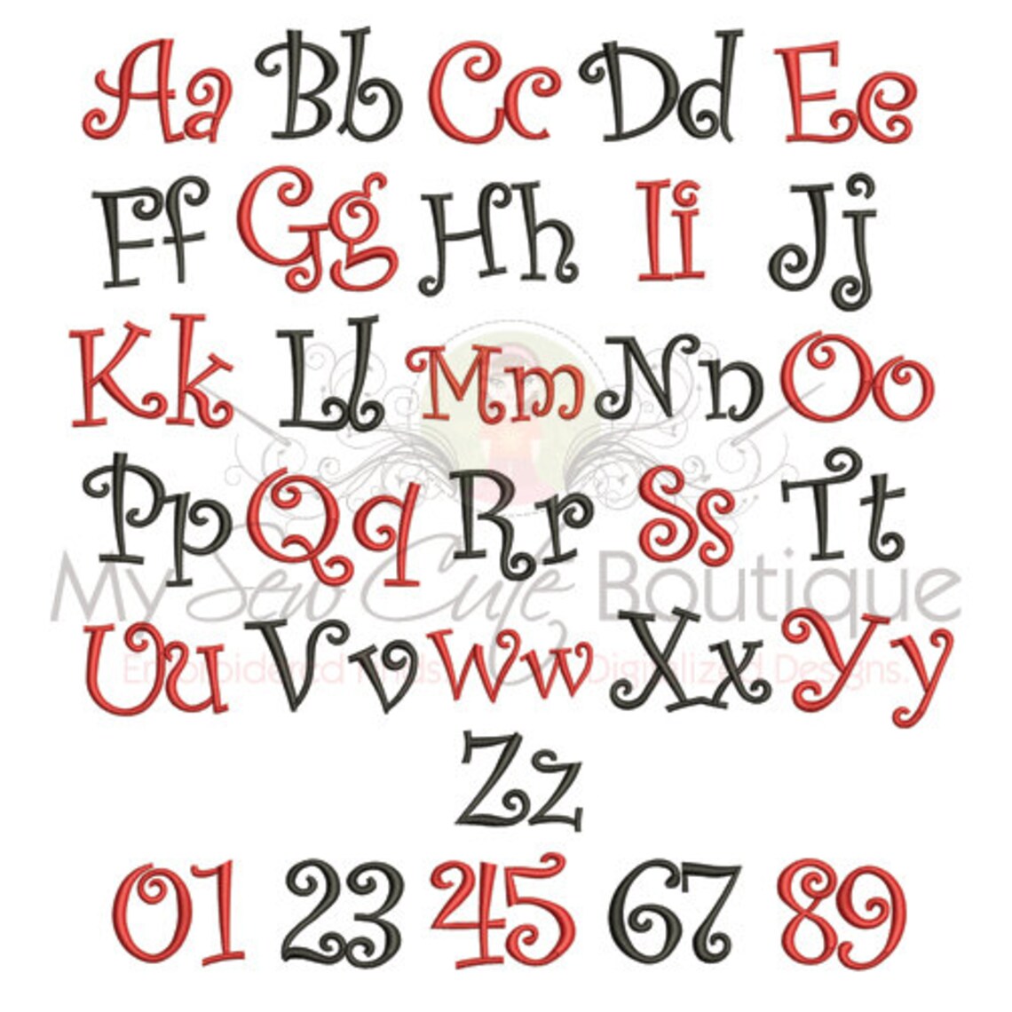 Curlz Machine Embroidery Font Monogram Alphabet, Curlz Embroidery Font ...