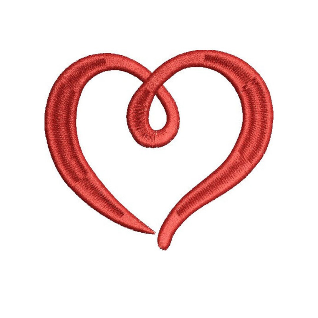 Embroidery Design, Machine Embroidery, Heart Valentine, Valentine ...