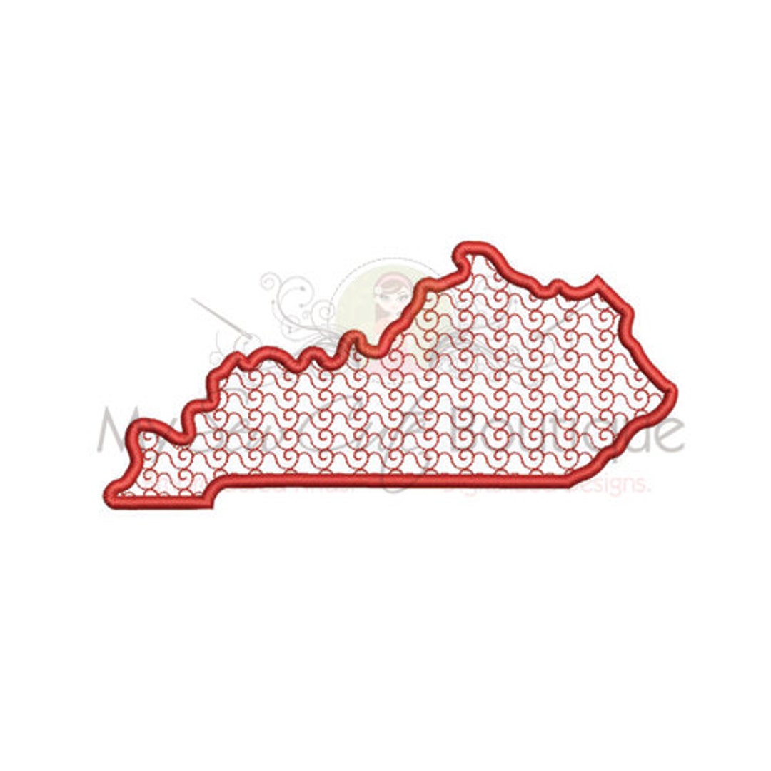 Kentucky Machine Embroidery Design, University of Kentucky Embroidery ...