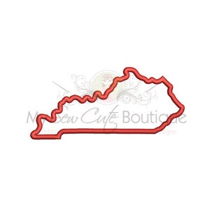 Kentucky Applique Machine Embroidery Design, Kentucky Applique Design ...
