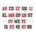 Athletic Machine Embroidery Font Monogram Alphabet, Embroidery Fonts ...