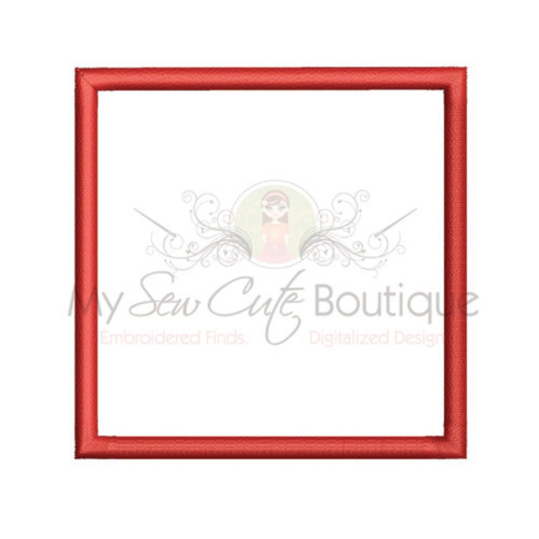 Square Applique Machine Embroidery Designs, Square Applique Designs ...