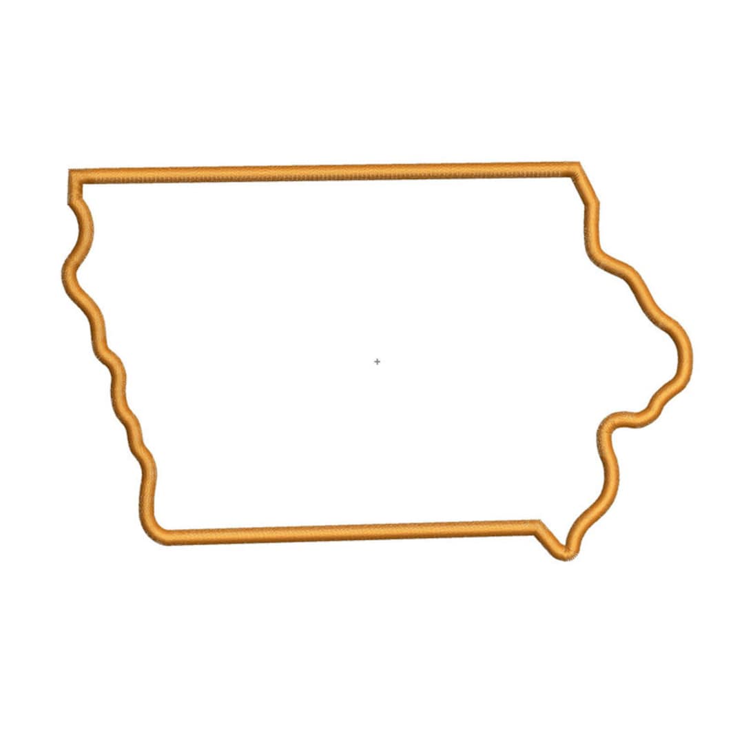 Iowa Applique Machine Embroidery Design, Iowa Applique Design, Iowa ...