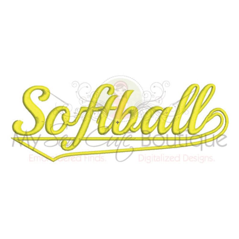 Softball Machine Embroidery Designs, Softball Embroidery Design, Girl ...