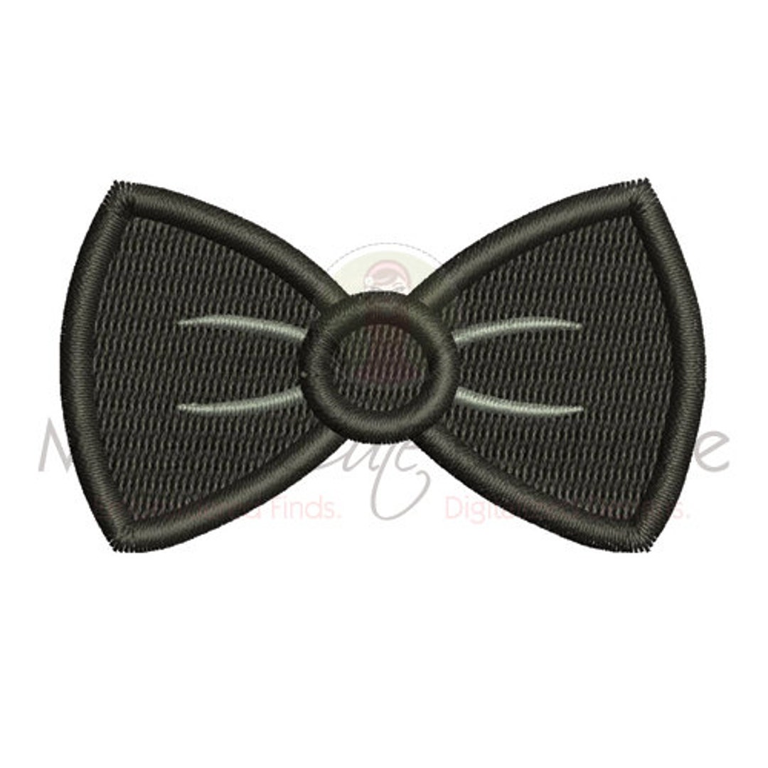 Bow Tie Machine Embroidery Design, Bow Tie Embroidery Tie, Necktie ...