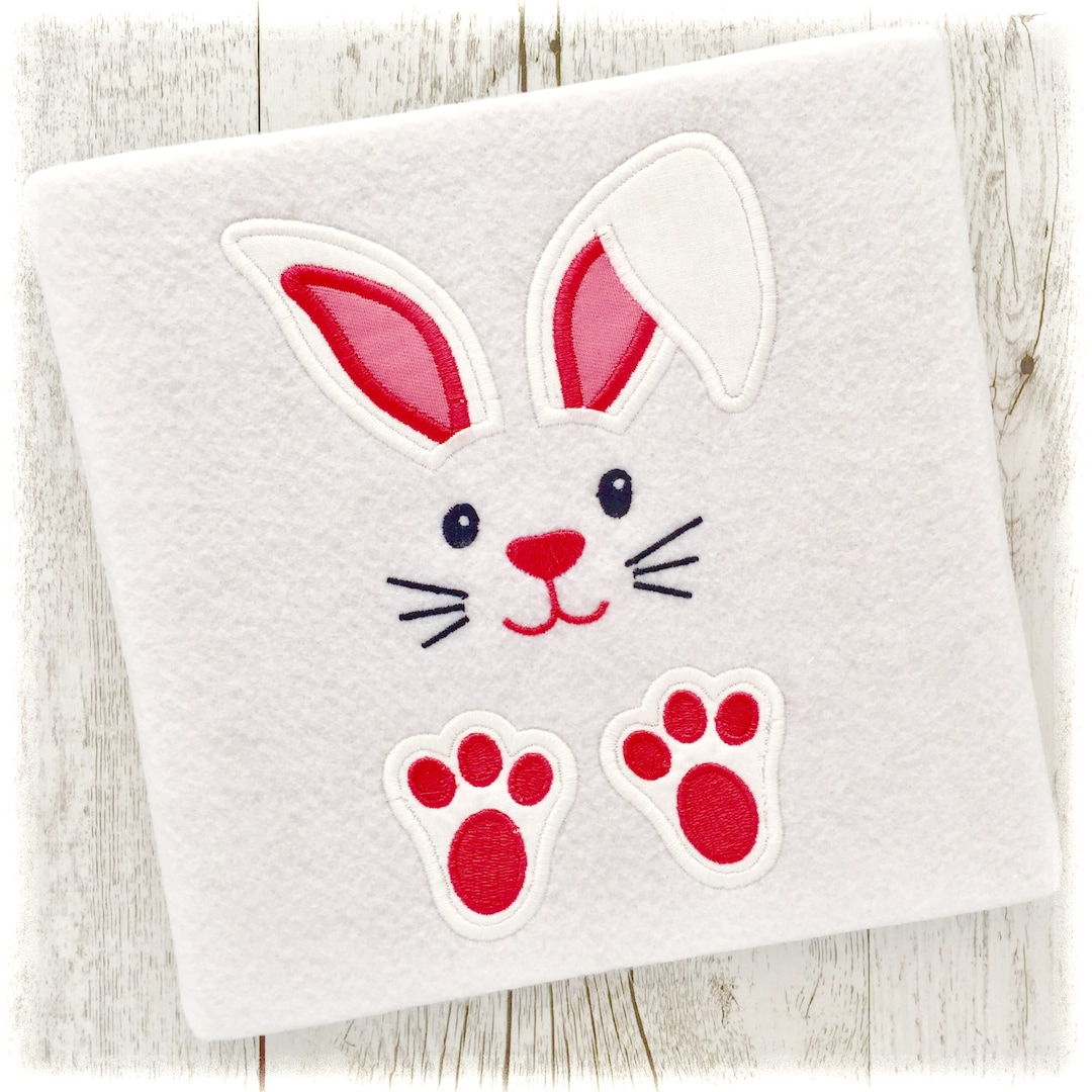 Easter Applique Machine Embroidery Design, Easter Appliques, Bunny ...