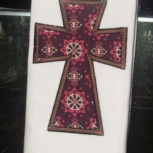 Cross Applique Machine Embroidery Design, Cross Applique Embroidery ...