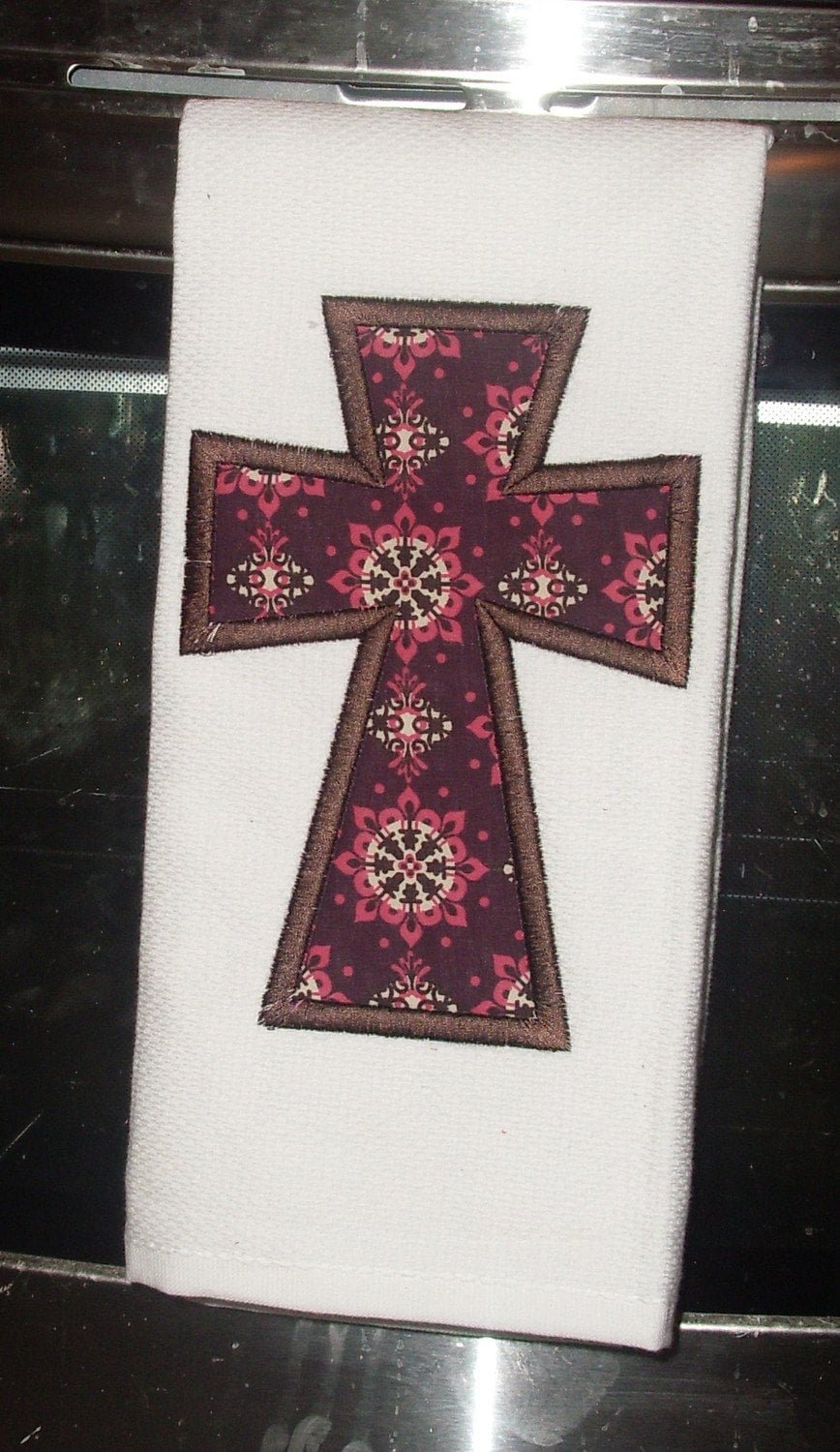Cross Applique Machine Embroidery Design Cross Applique | Etsy