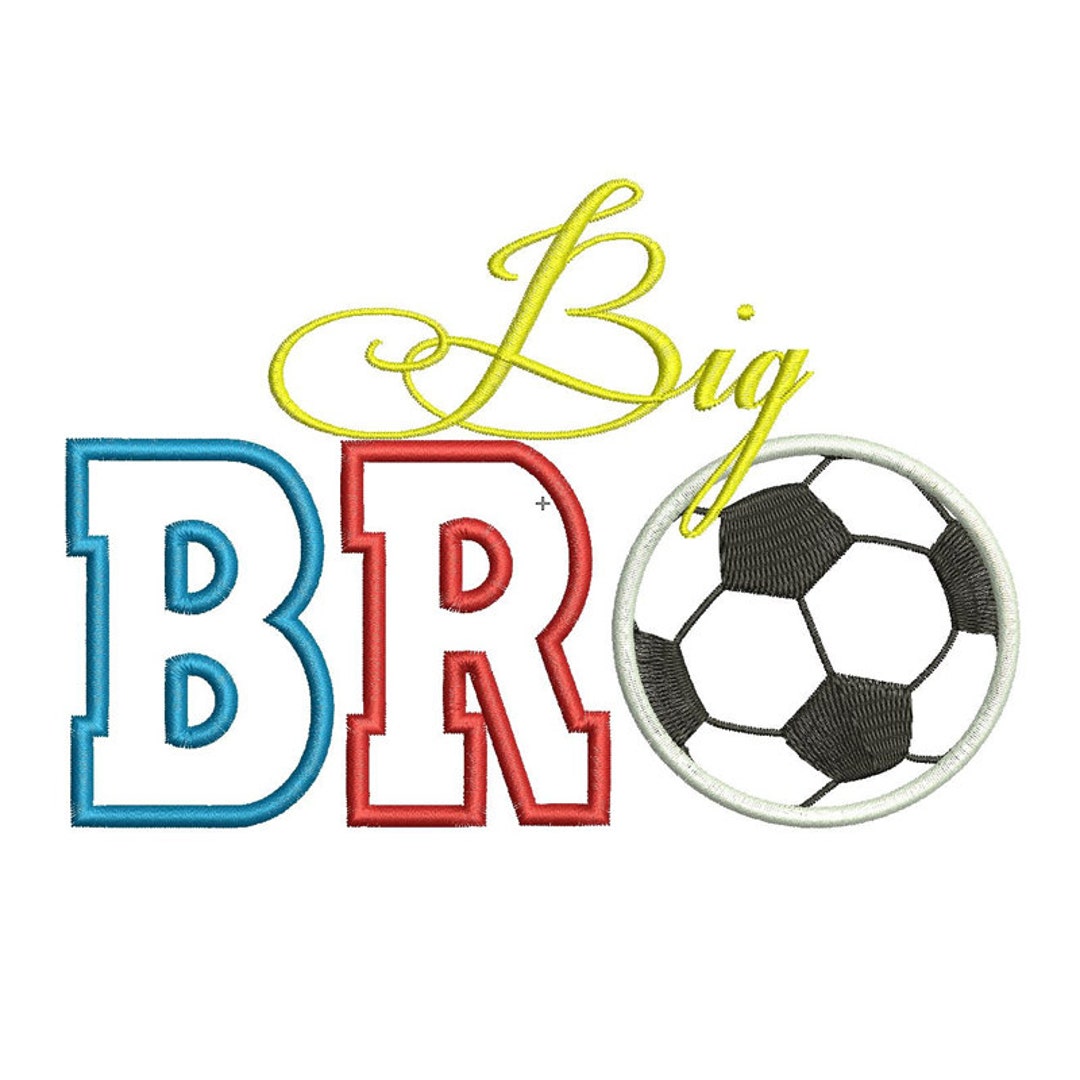 Big Brother Applique Machine Embroidery Design, Big Bro Applique Design ...