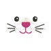 Bunny Face Machine Embroidery Designs Easter Embroidery Face - Etsy