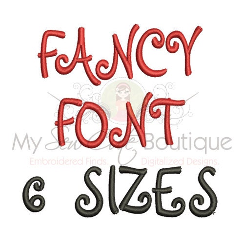 Fancy Machine Embroidery Font Monogram Alphabet Fancy - Etsy