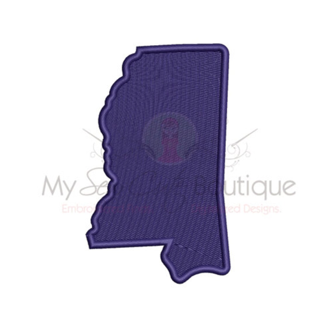 Mississippi Machine Embroidery Design Mississippi State | Etsy