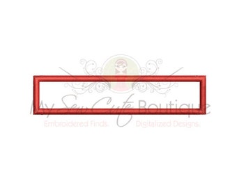 Frame Rectangle Applique Machine Embroidery 16 Sizes - Etsy