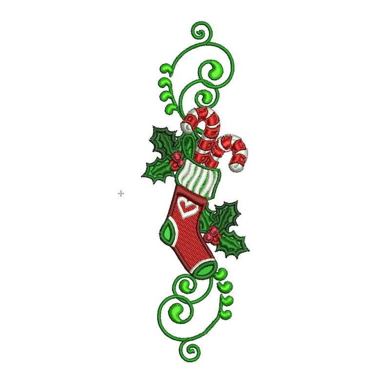 Christmas Stocking Machine Embroidery Designs Christmas Embroidery ...