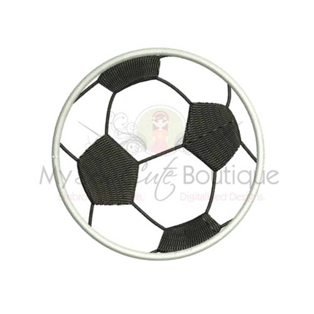 Soccer Ball Applique Machine Embroidery Designs, Soccer Applique ...
