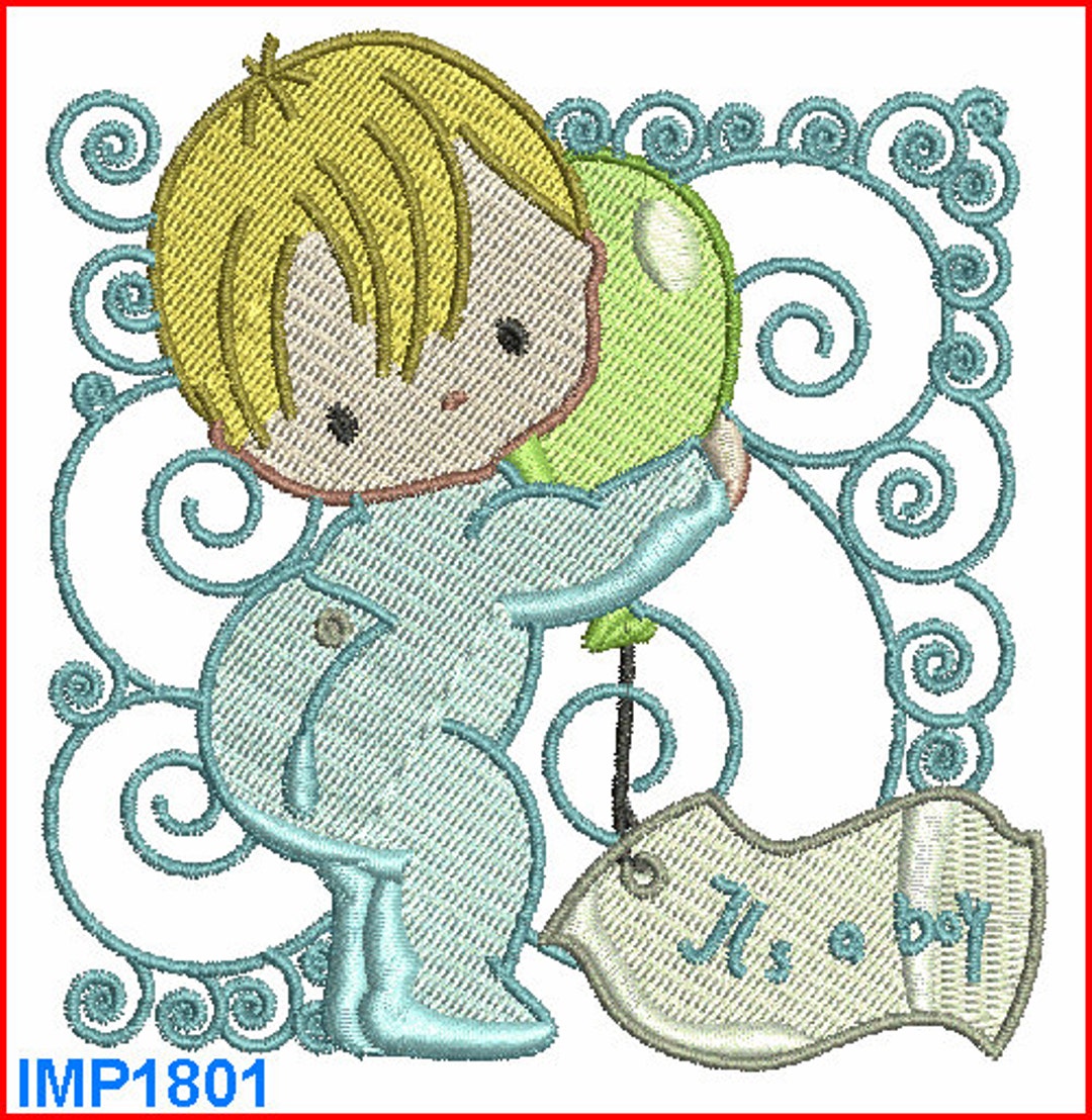 Baby Boy Machine Embroidery Design Baby Boy Embroidery - Etsy