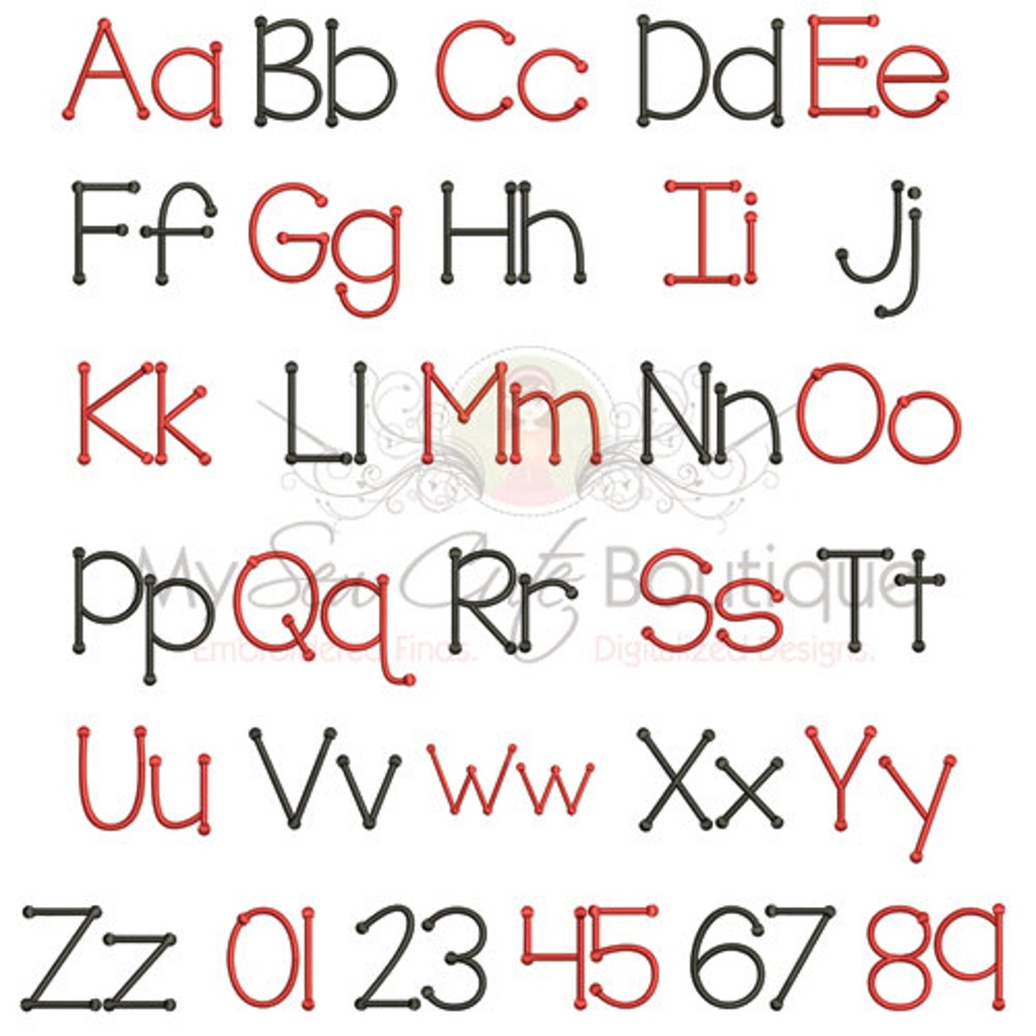 Tinker Toy Machine Embroidery Font Monogram Alphabet Tinker - Etsy