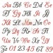 Small Wedding Machine Embroidery Monogram Fonts Alphabet, Small ...