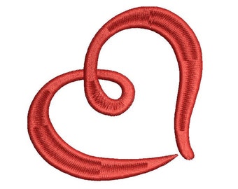 Heart Machine Embroidery Design. Love Design. Valentine - Etsy