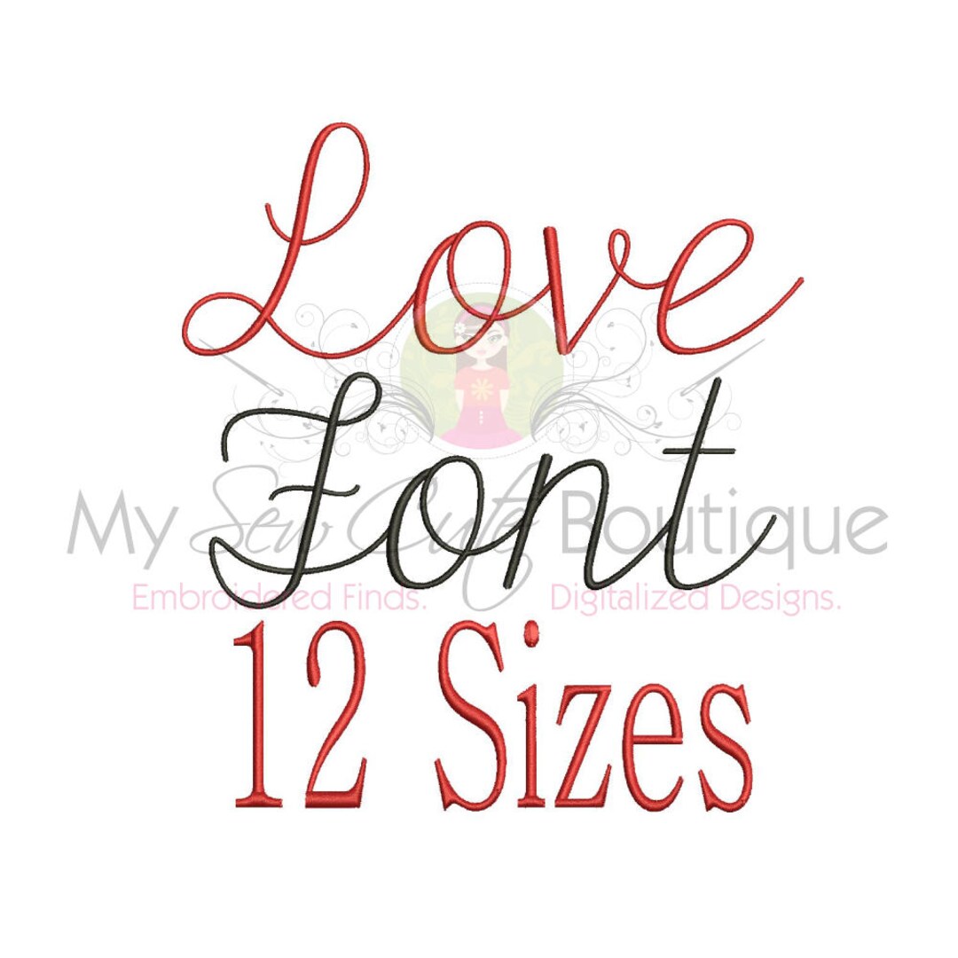Embroidery Script Fonts PES Monogram Satin Stitch BX Designs - Script ...