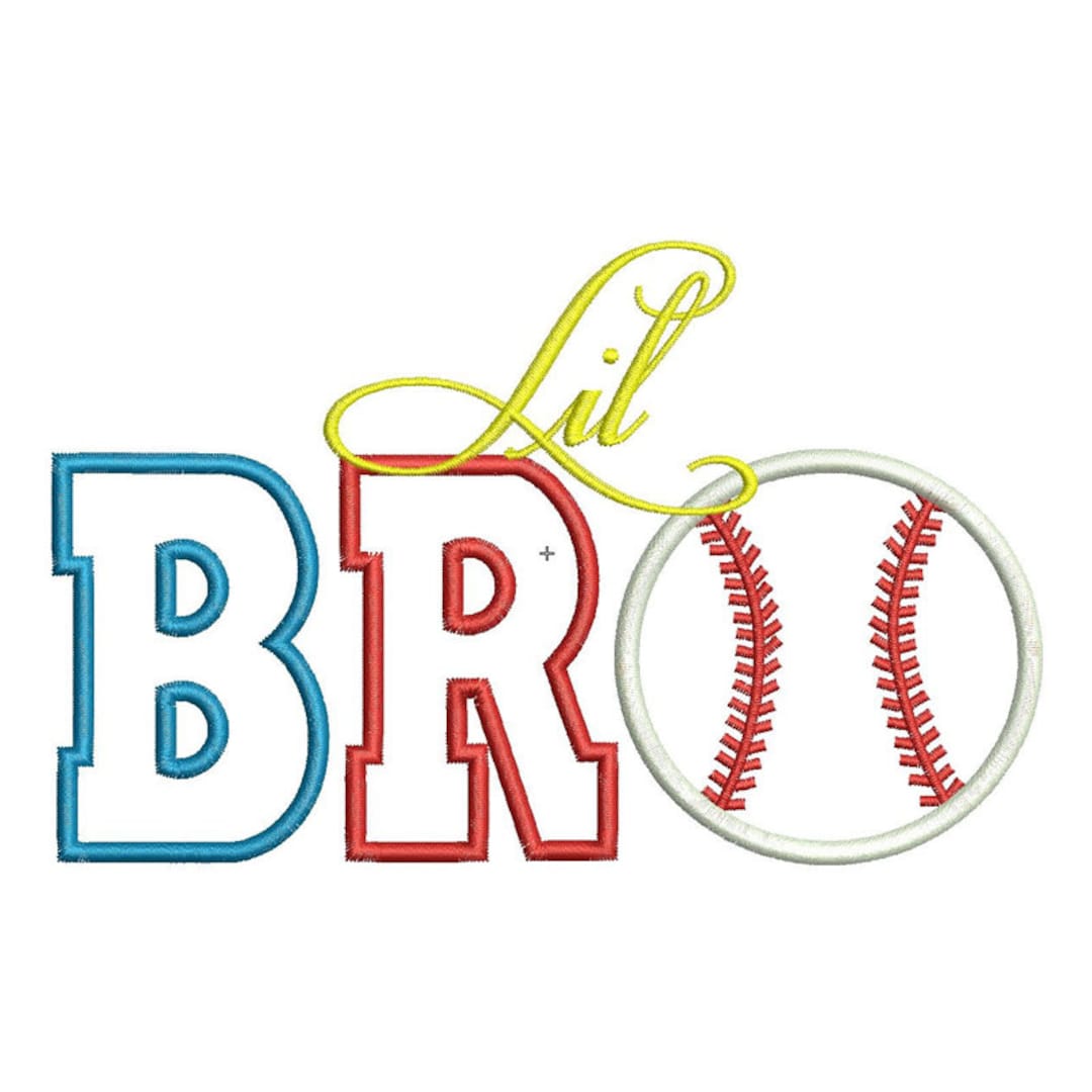 Little Brother Applique Machine Embroidery Design, Little Brother ...