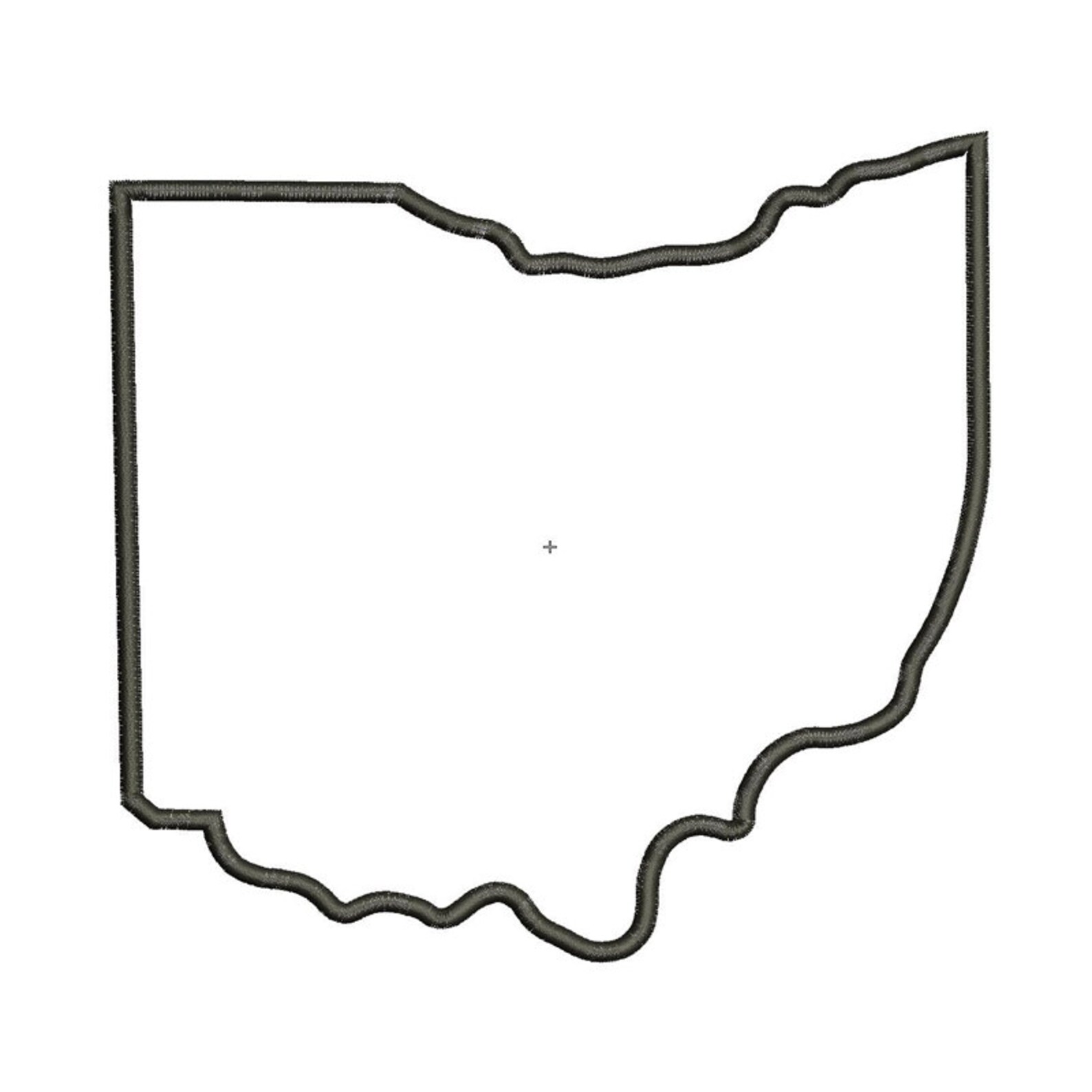 Ohio Applique Machine Embroidery Design, Ohio Applique Design, Ohio ...