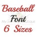 Baseball Machine Embroidery Font Monogram Alphabet, Baseball Embroidery ...
