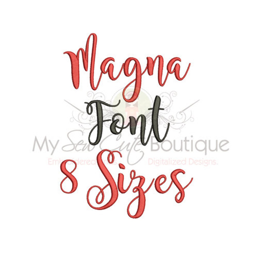 Small Embroidery Fonts PES Machine Monogram BX Designs - Small ...