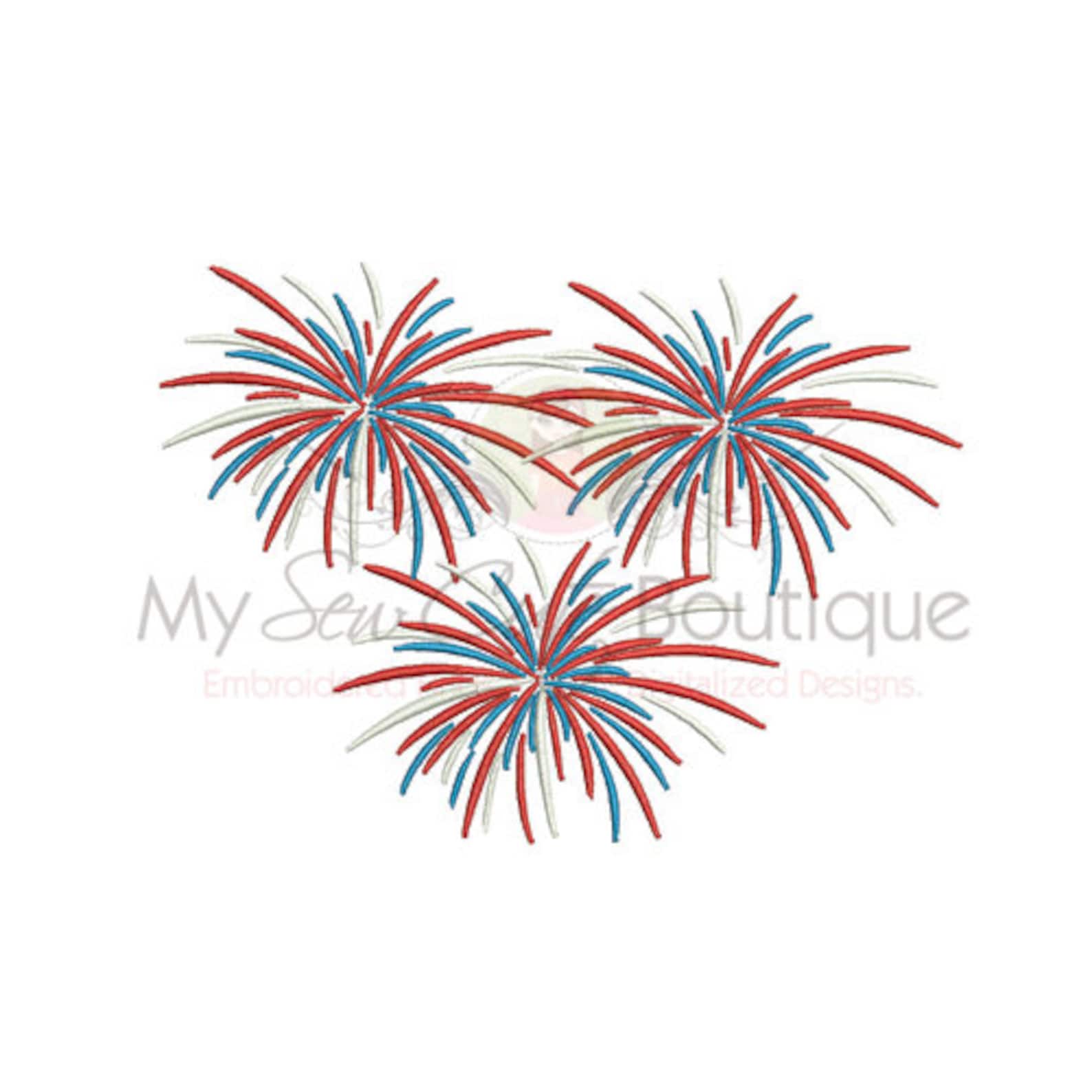 Fourth of July Machine Embroidery Design Fourth of July Embroidery ...