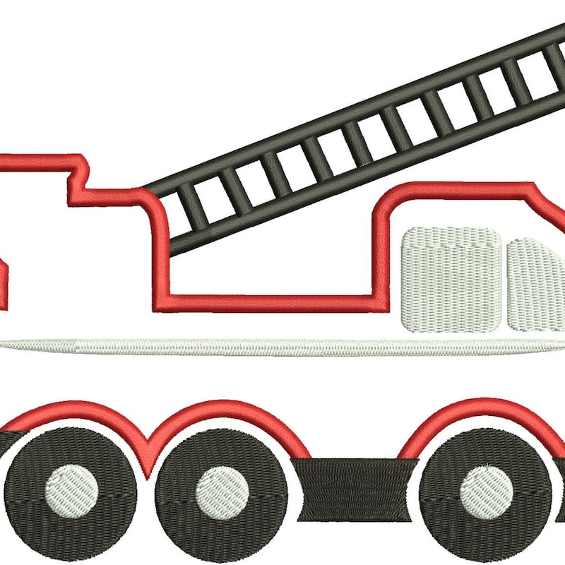 Red Applique Fire - Etsy